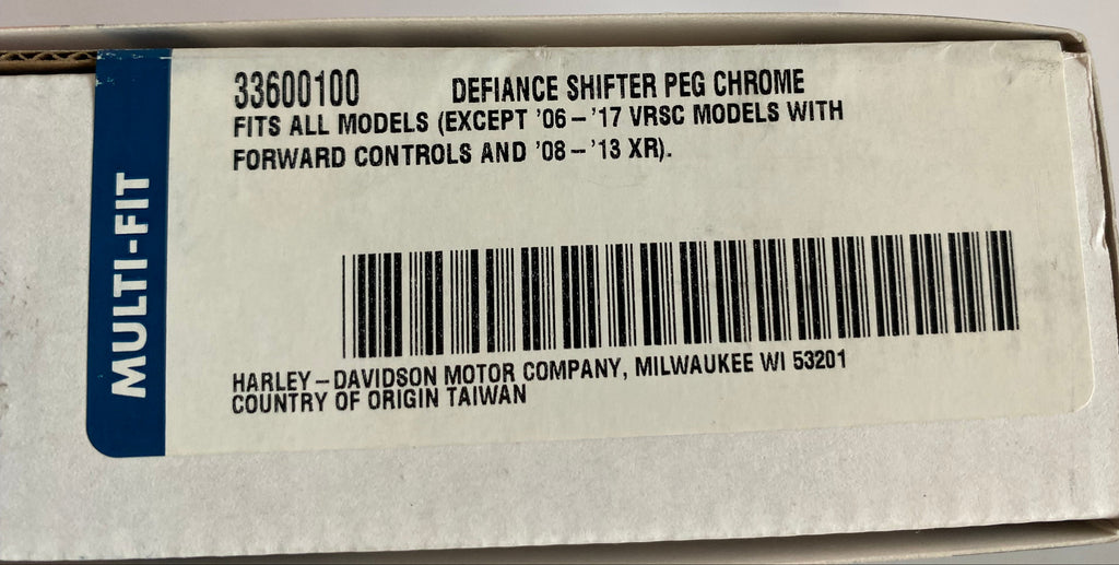 Embout de sélecteur Collection Defiance Harley Davidson REF 33600100 ...