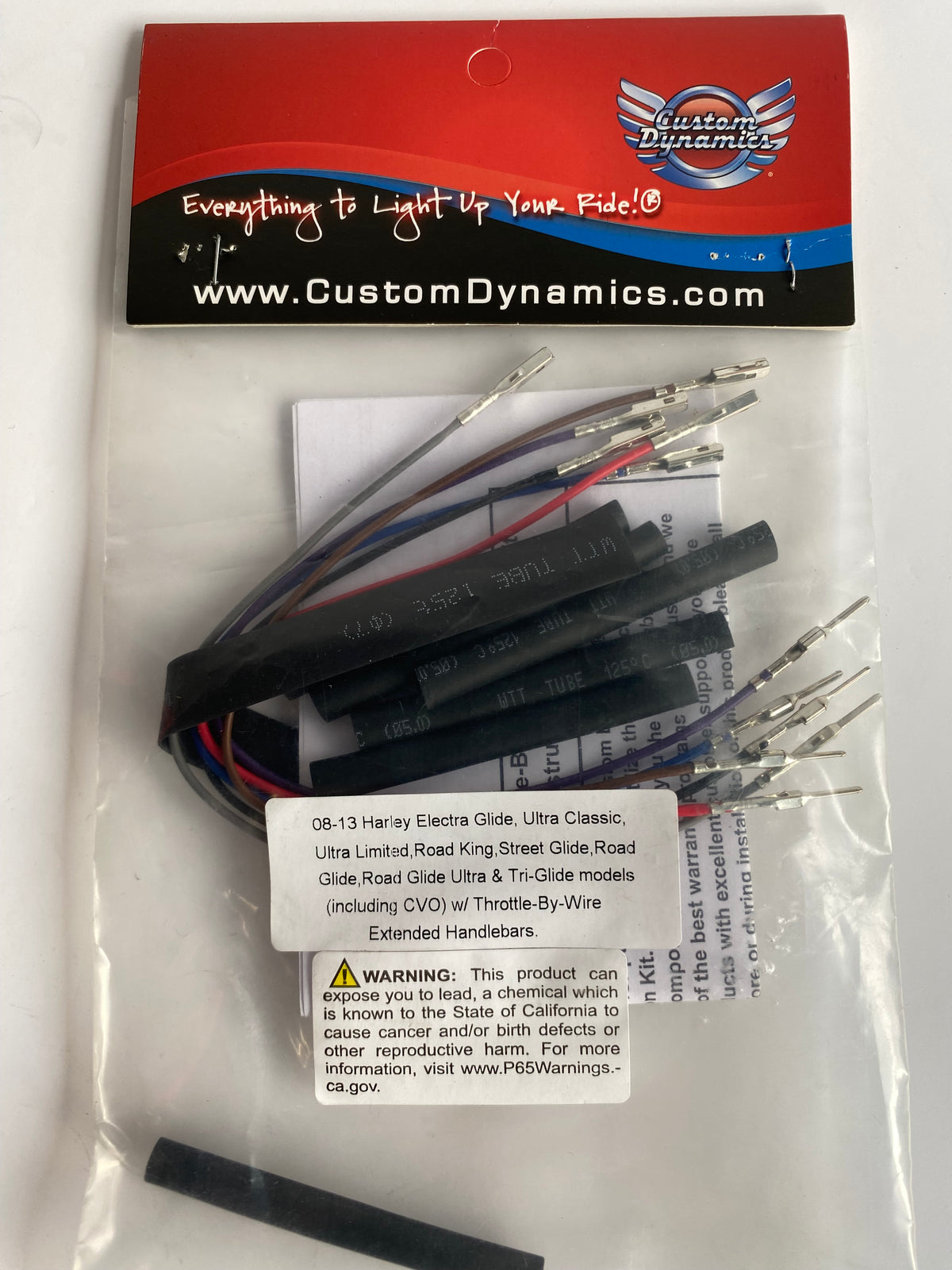 Kit extension de fils + 8 pouces E-Throttle Touring Harley Davidson RE ...